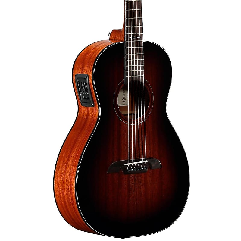 Alvarez AP66ESHB Parlor Acoustic-Electric Guitar Shadow Burst | Reverb