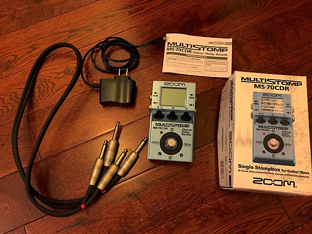 Zoom MS-70CDR bundle with stereo cables and AC adapter | Reverb