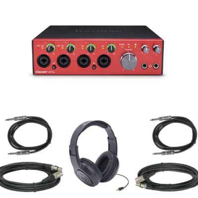New Focusrite Clarett+ 4PRE USB-C 18-In/8-Out Audio Interface | Reverb
