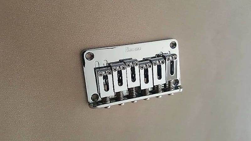 Ibanez Fixed Hardtail Bridge in Chrome For Ibanez | Reverb