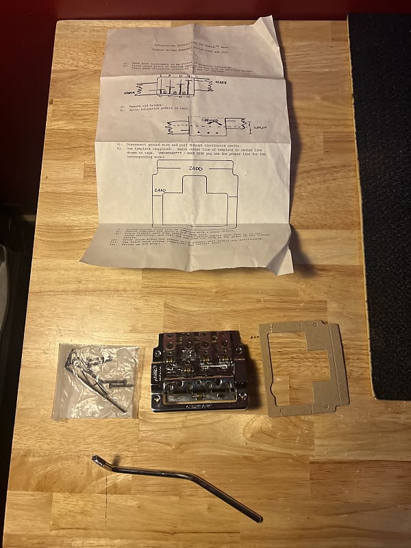 Kahler 2400 series professional bass tremolo bridge system - | Reverb