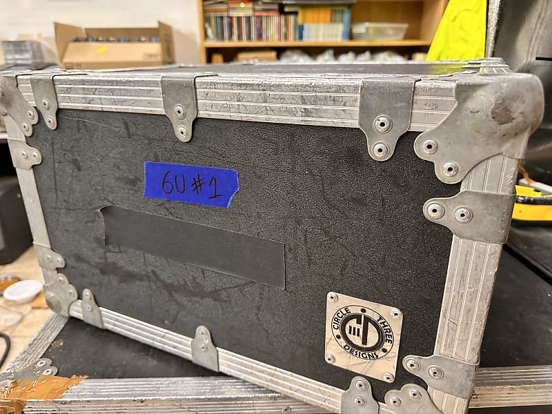 Six Space 6U ATA Amp Rack Case - Recessed Hardware - 18" | Reverb