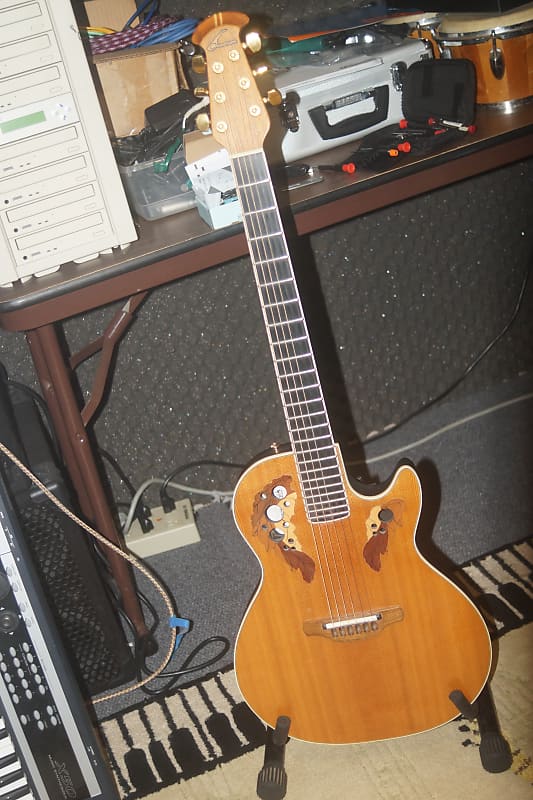 Ovation Electric Acoustic Proto EA68 Viper natural finish | Reverb