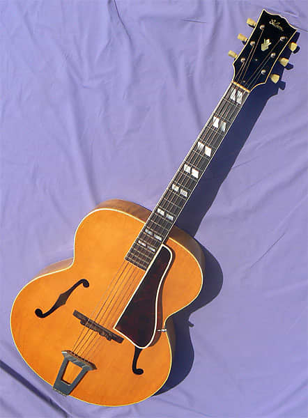 1947 Gibson L-7N: Rare Blonde Model, Intensely Flamed Body, | Reverb