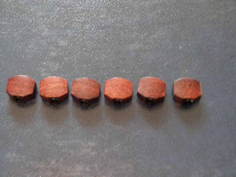 Gotoh Rosewood mini tuner buttons 6 in line rosewood | Reverb