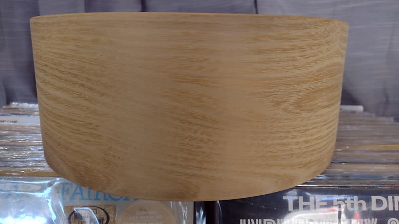 14x5.5 Solid Shell Steambent Locust Bare Raw Snare Drum Shell | Reverb