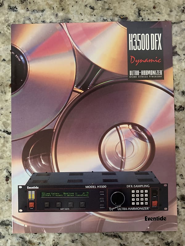 Eventide H3500 DFX Brochure Harmonizer | Reverb