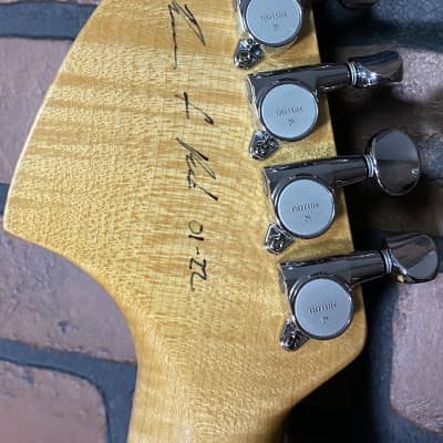 Roman Rist Custom strat Floyd Rose Flame maple neck | Reverb