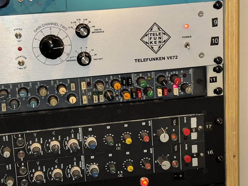 Neve V racked channel strip Mic Preamp & EQ with custom PSU - | Reverb