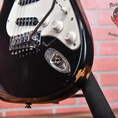 Medium Rare Guitars Diablo “Rat Strat” Relic Black Over | Reverb