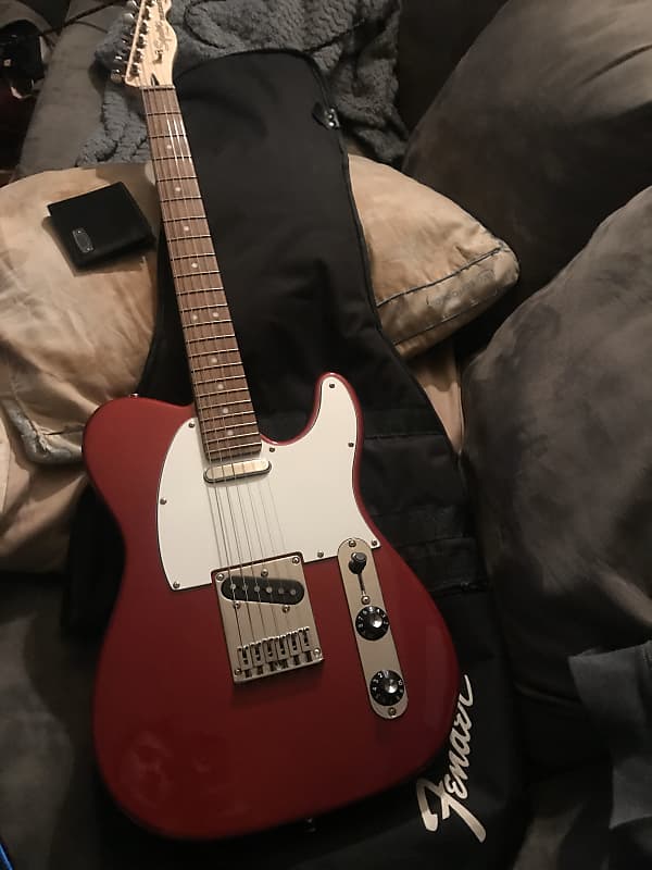 Squier Telecaster 2000s Race red | Reverb