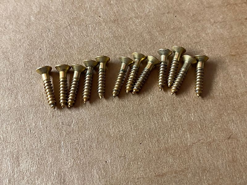 Gibson Vintage 1969 Gold Waffle Back Tuner Screw Set Les Paul | Reverb