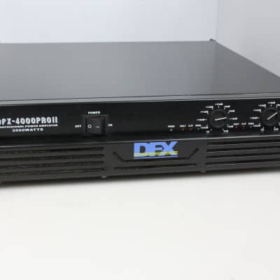DFX 3000W Professional DJ Stereo Power Amplifier Pro II | Reverb