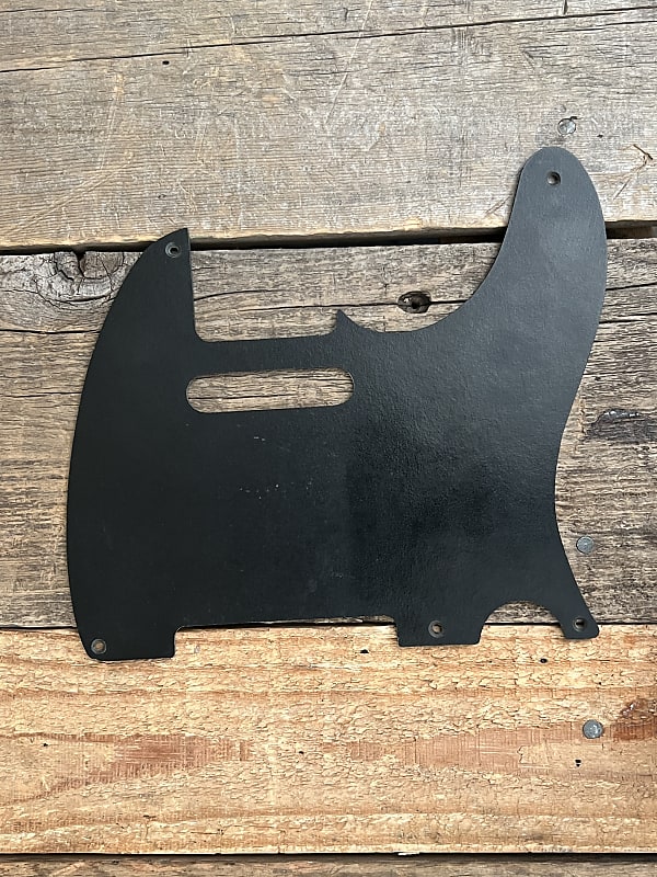 Chandler Telecaster Pickguard 2000s Black textured Blackguard | Reverb