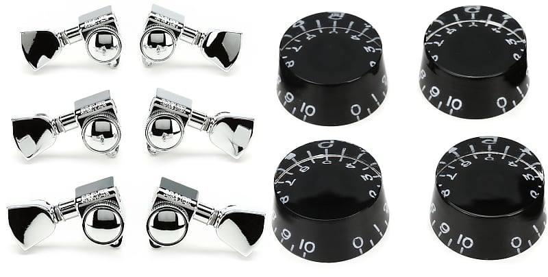 Grover 502CK Roto-Grip Locking Rotomatic Tuners - 3+3 Chrome | Reverb