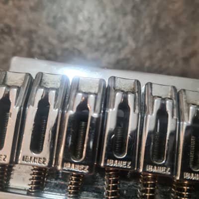 Ibanez RG series tremolo bridge assembly 2002 - Chrome | Reverb UK