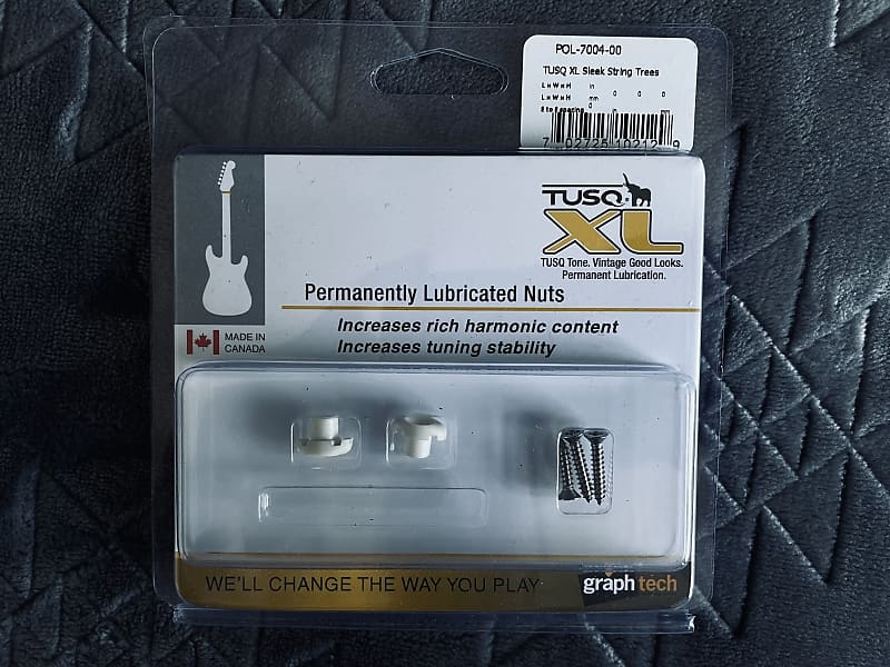 Graphtech TUSQ XL Sleek String Trees White | Reverb
