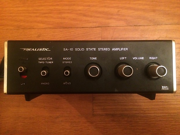 Realistic SA-10 Solid State Stereo Amplifier 1970s Simulated | Reverb