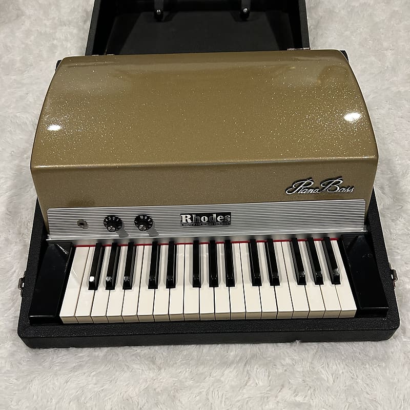 Rhodes Piano Bass 1975 - Custom Gold Top | Reverb