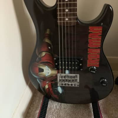 Peavey MARVEL Iron Man 3/4 Rockmaster Electric Guitar - Black | Reverb