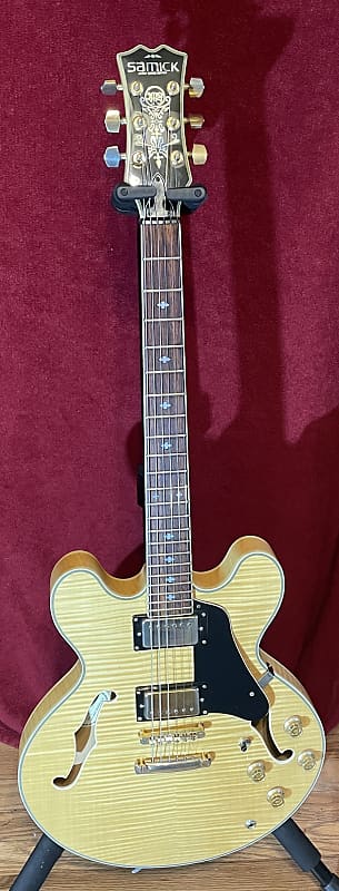 Samick SN 450 Artist Series Es 335 copy 1997 Natural flame | Reverb