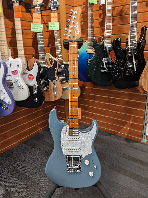 Godin Session T-Pro MN - Arctik Blue | Reverb