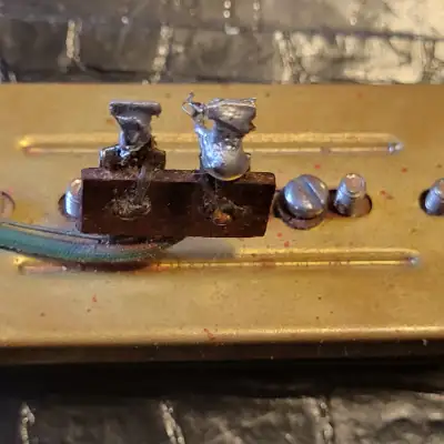 Vintage 1950's Guild Franz P90 Guitar Pickup Set with cream | Reverb