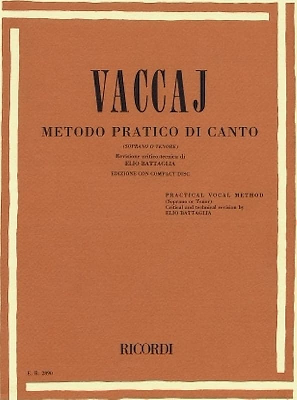 Practical Vocal Method (Vaccai) - High Voice | Reverb