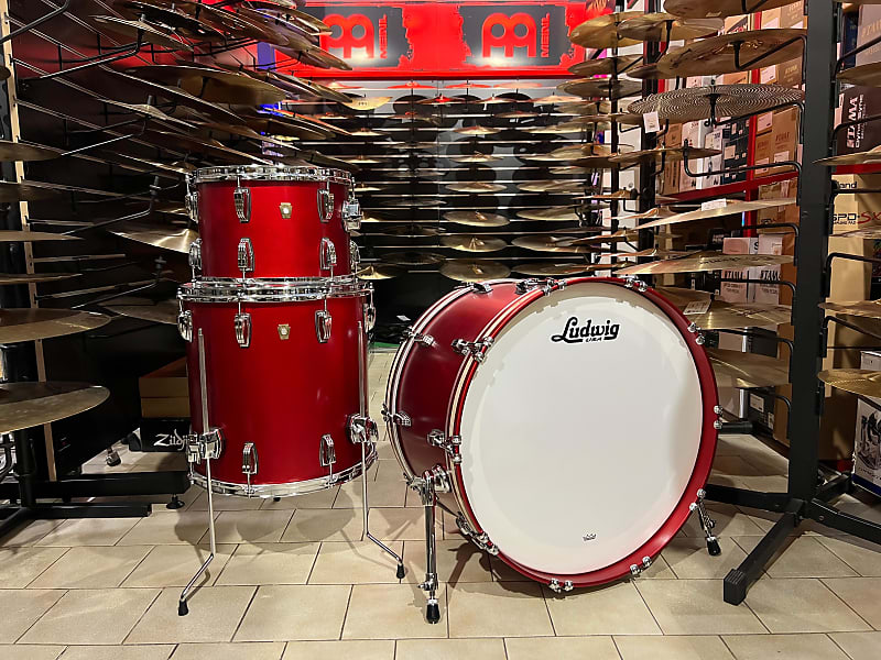 Ludwig Classic Maple Diablo Red Custom | Reverb