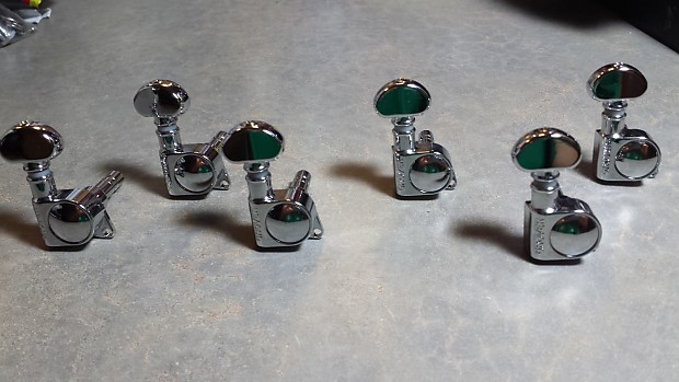 Grover 406C6 mini locking rotomatic Chrome | Reverb