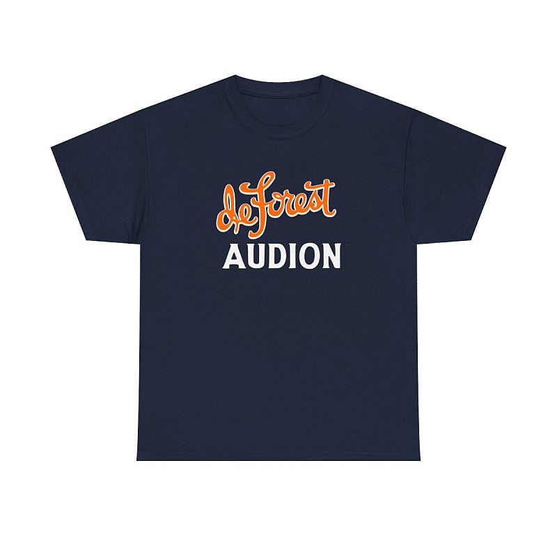 deForest Audion Carton Logo T-Shirt - Antique Radio Amp Hifi | Reverb
