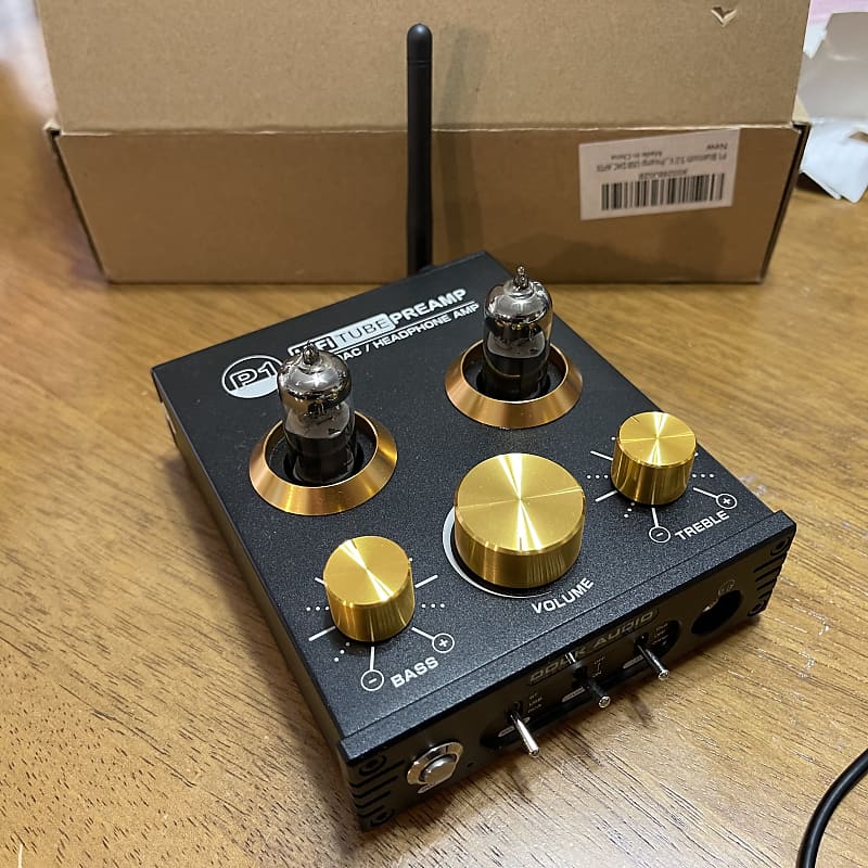 Douk Audio P1 Bluetooth 5.0 Vacuum Tube Preamplifier Hi-Fi | Reverb