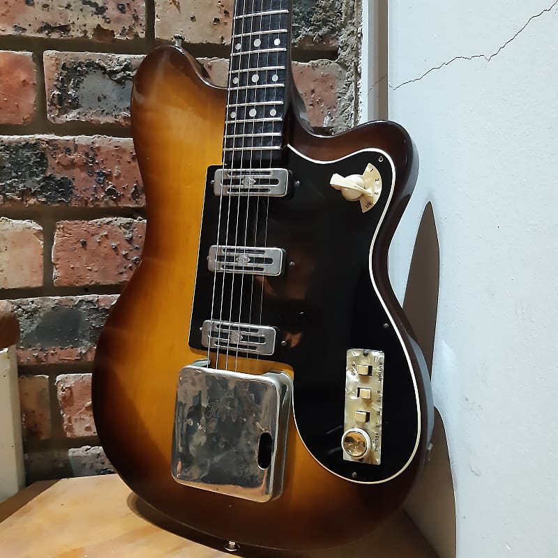 Rare Hofner V3/173- 3- pickup 1960's - Vintage Burst OHSC | Reverb UK