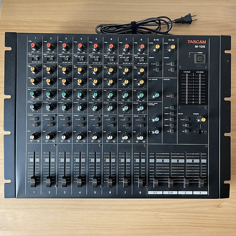 TASCAM M-108 1990's - Black | Reverb