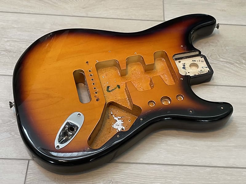 1997 Fender Standard Stratocaster Body with Rare 2 Tone | Reverb