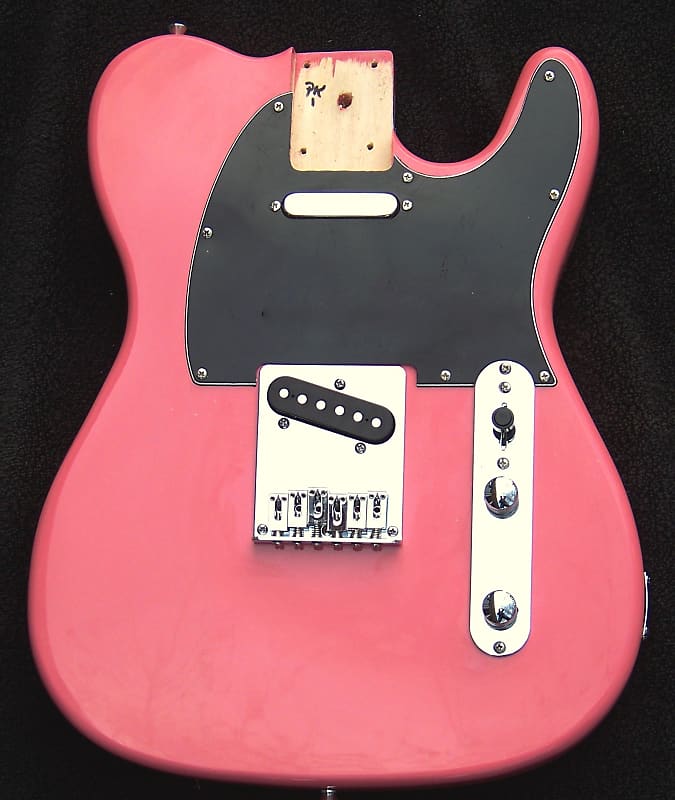 Telecaster- Custom Alder Loaded Deluxe Body 2021 Shell Pink | Reverb