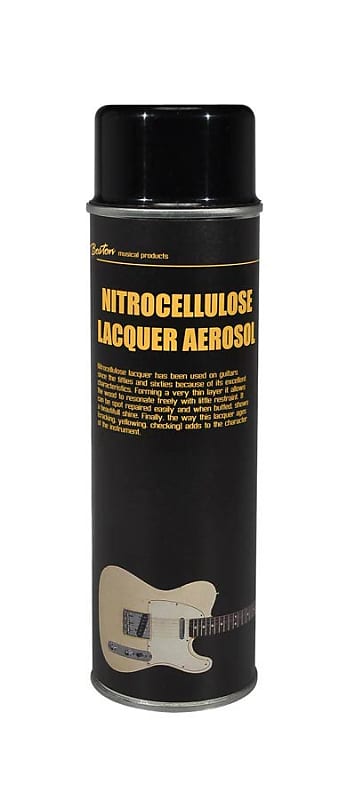 nitrocellulose lacquer aerosol 500ml, clear coat high gloss | Reverb