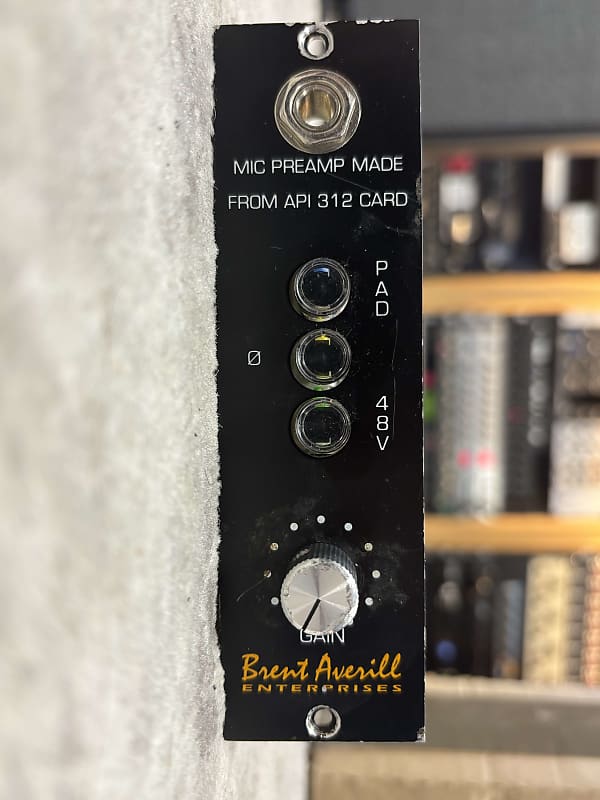Brent Averill API 312 Card 500 Mic Preamp | Reverb