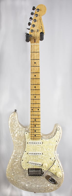 Fender Custom Shop Strat White MOTO Strat with matching Blues | Reverb