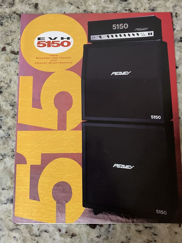 Peavey 5150 EVH Amp Brochure 1992 Eddie Van Halen | Reverb Peavey 5150 EVH Amp Brochure 1992 Eddie Van Halen | Reverb