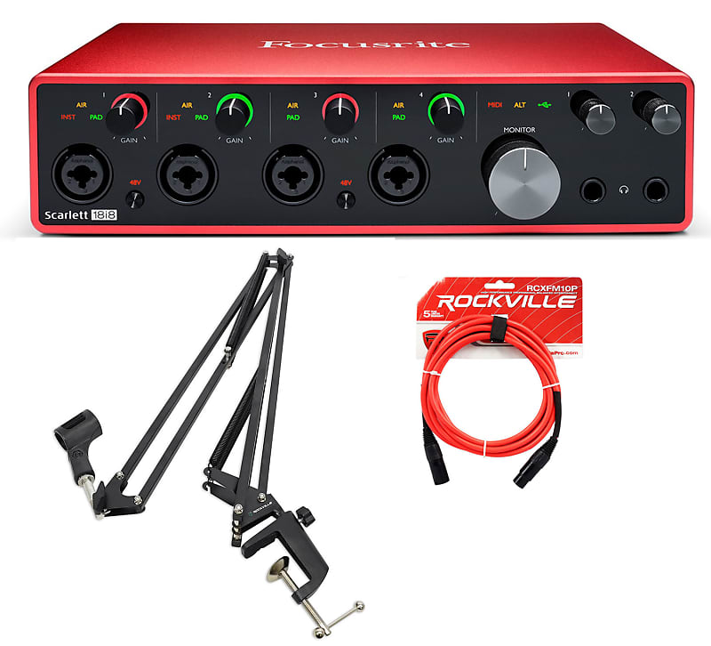 Focusrite Scarlett 18i8 3rd Gen 18-in, 8-out USB audio | Reverb