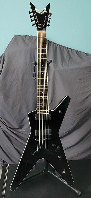 Dean ML 8 String 2000's - Gloss Black | Reverb