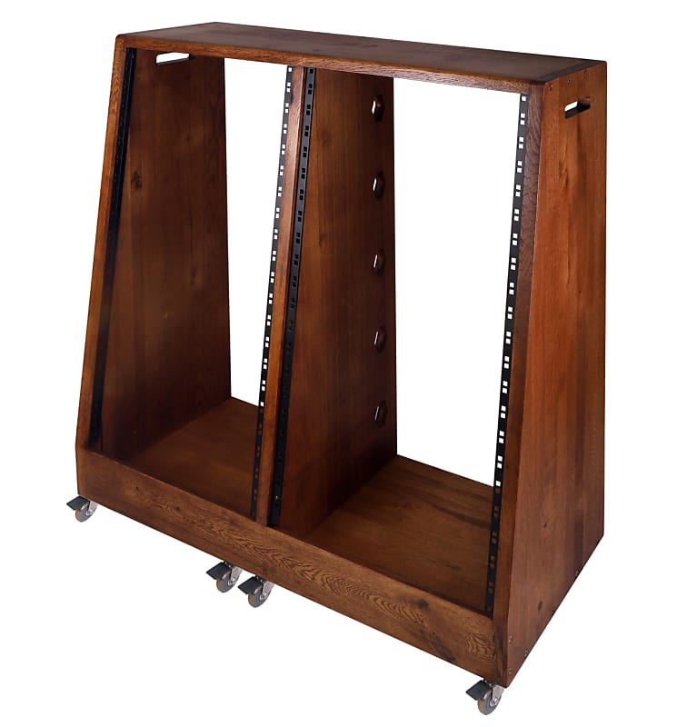Dark Oak Studio Rack - 2x21U [42U total] - DeltaArts | Reverb