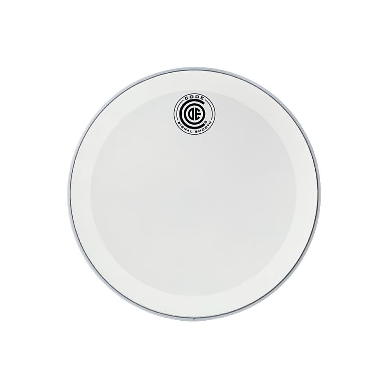 Code Signal Bass Drum Head 24" Smooth White | Reverb UK