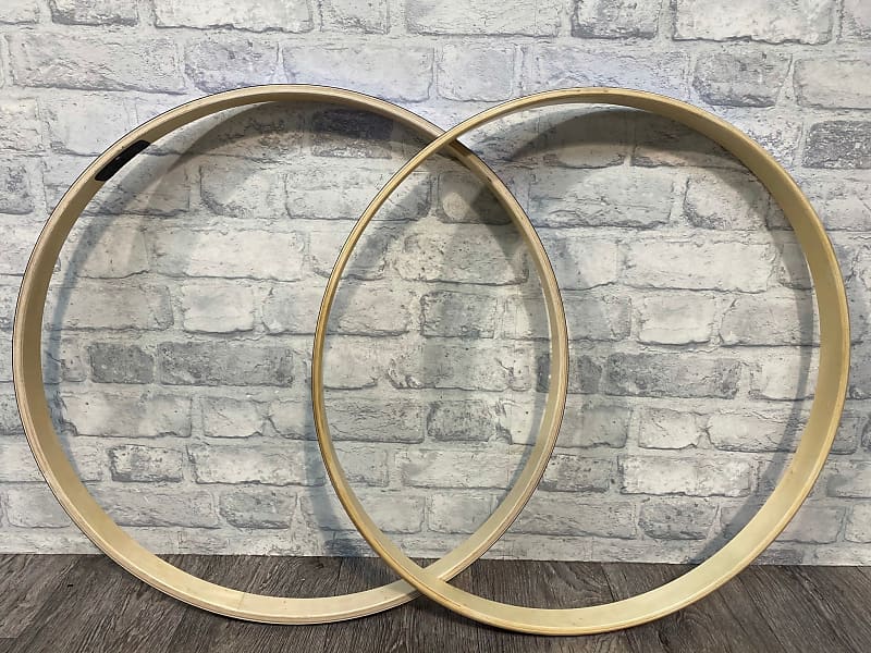 Pearl Export Bass Drum 22” Wooden Hoops Rims Hardware Tension | Reverb