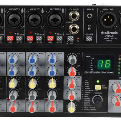 Studiomaster C2-2 6 Channel Compact Mixer | Reverb UK