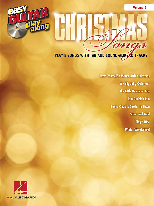 Easy Guitar Playalong #6 - Christmas Songs w/CD | Reverb