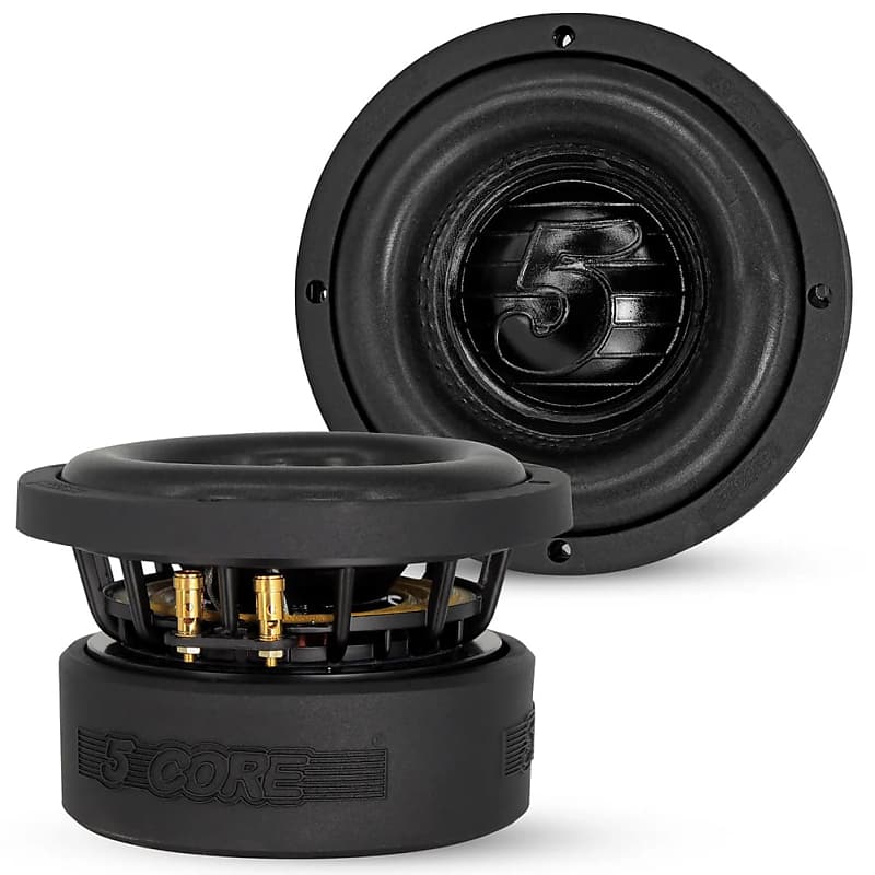 5Core 6.5 Inch Car Subwoofer Dual 2Ohm 1000W Speaker Sub | Reverb