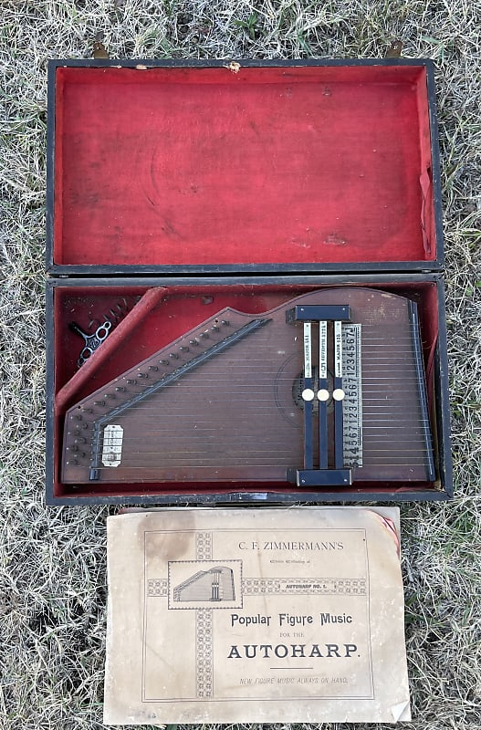 Antique Auto Harp 1882 | Reverb
