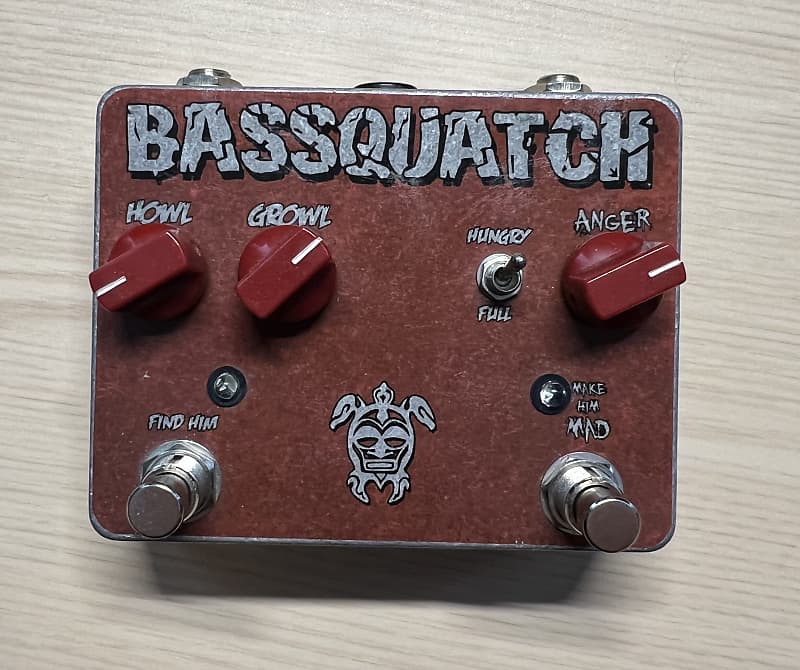 Tortuga Effects Bassquatch Bass Fuzz 2016 - Custom Red | Reverb